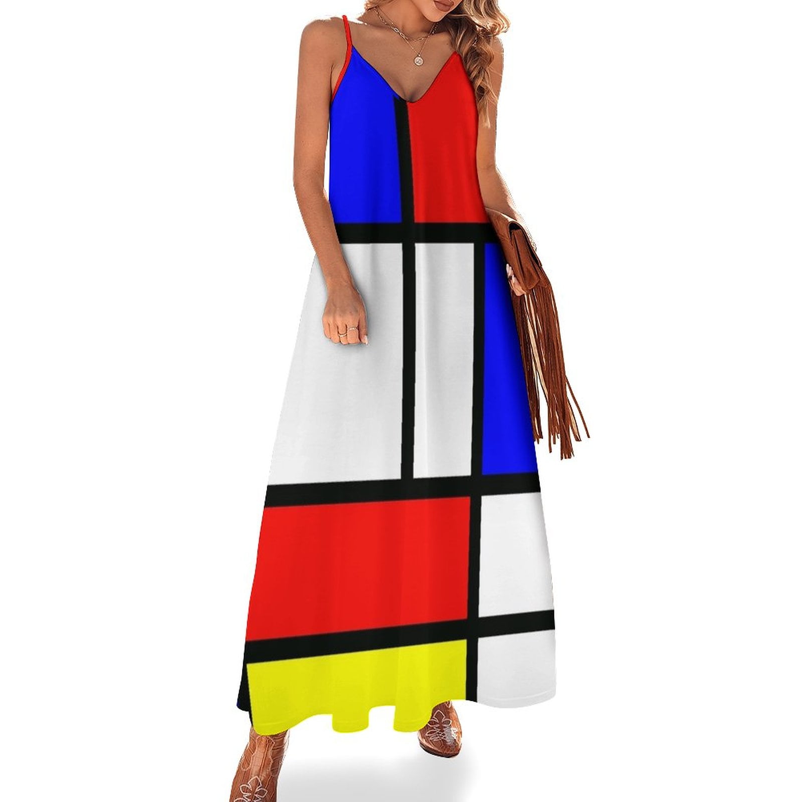 Piet Mondrian "Composition 2" | Color Block with Red Yellow and Blue ...