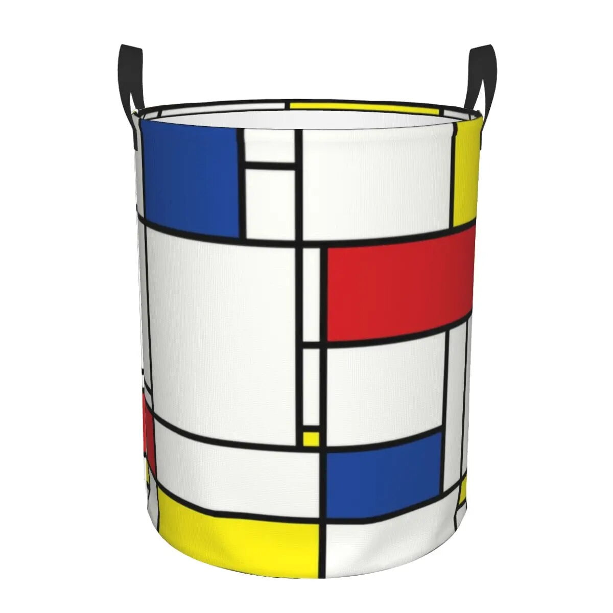 Piet Mondrian Minimalist De Stijl Laundry Basket Collapsible Large ...