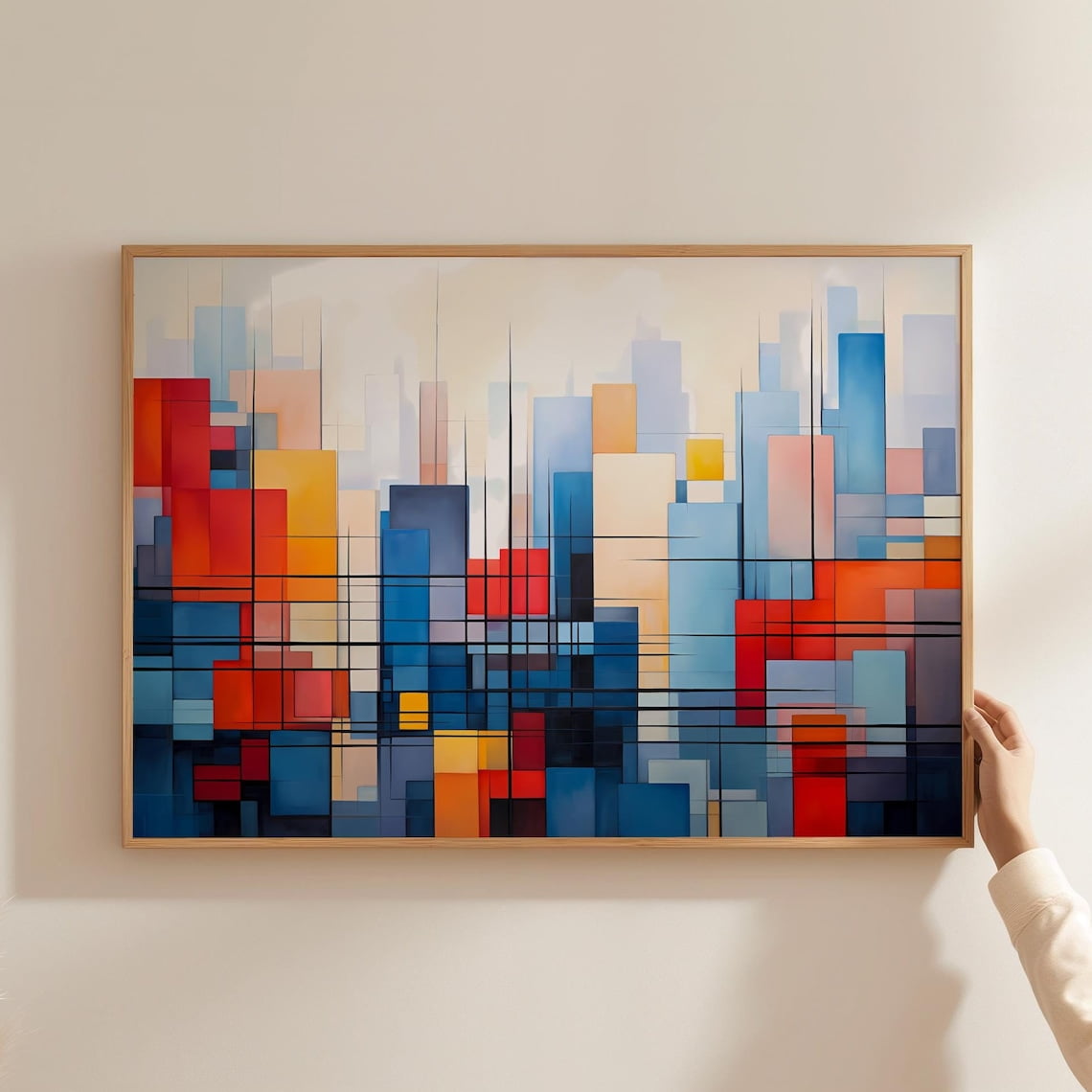 Piet Mondrian Poster - Abstract Dutch Wall Art As Piet Mondrian Print ...