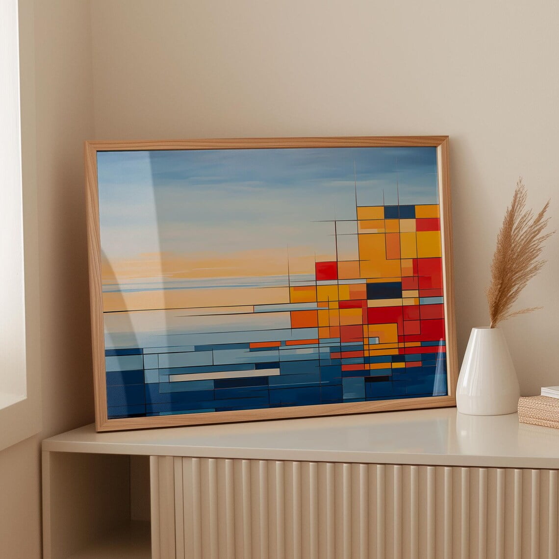 Piet Mondrian Poster - Abstract Dutch Wall Art As Piet Mondrian Print ...
