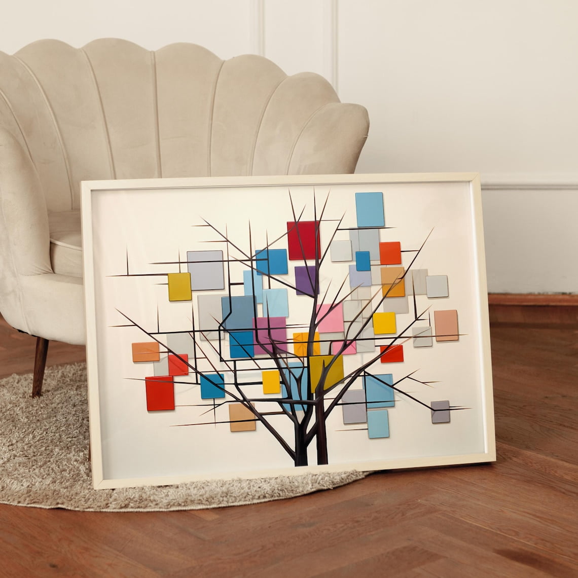 Piet Mondrian Poster - Abstract Dutch Wall Art As Piet Mondrian Print ...