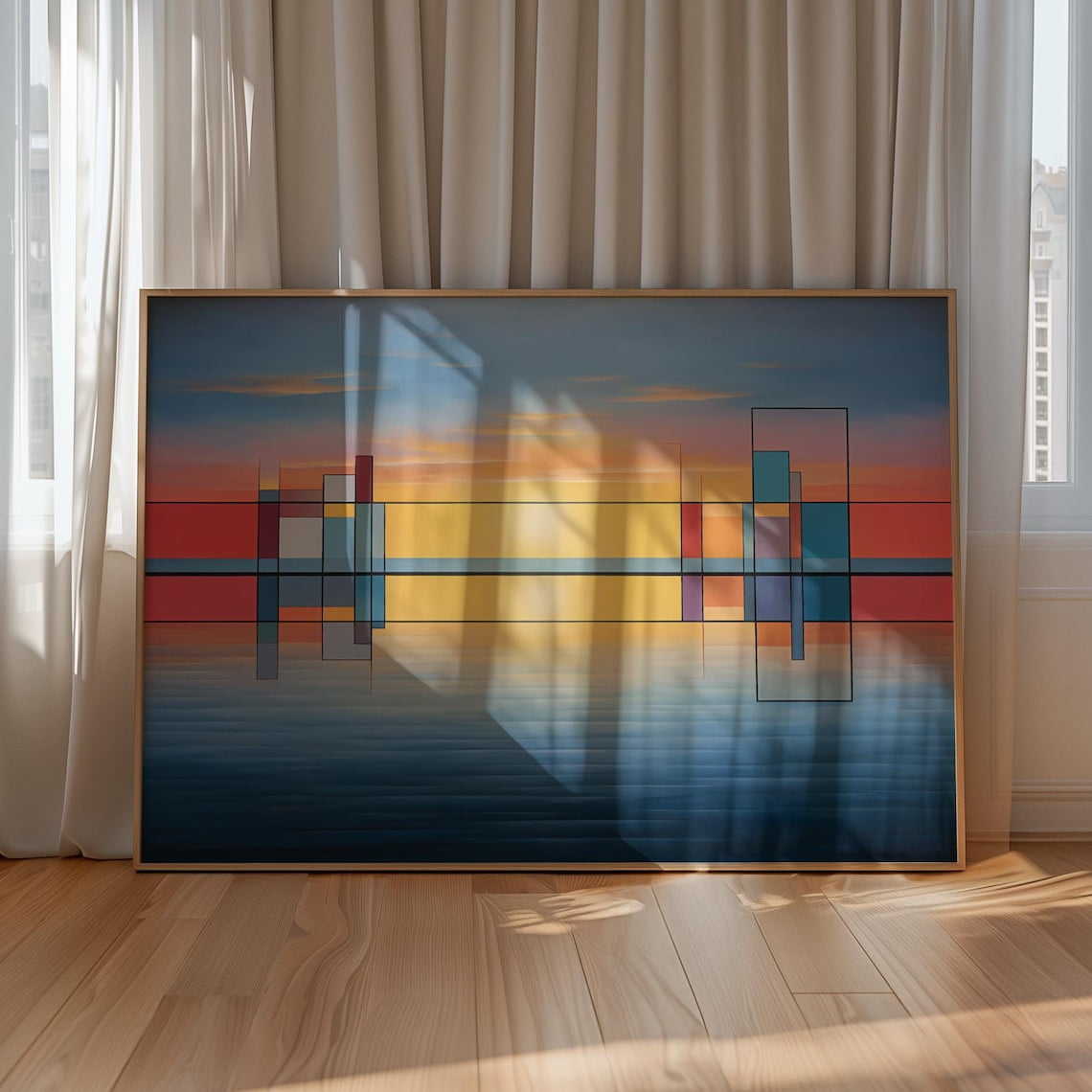 Piet Mondrian Poster - Abstract Dutch Wall Art As Piet Mondrian Print ...