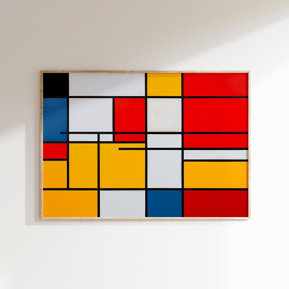 Piet Mondrian Poster - Abstract Dutch Wall Art As Piet Mondrian Print ...