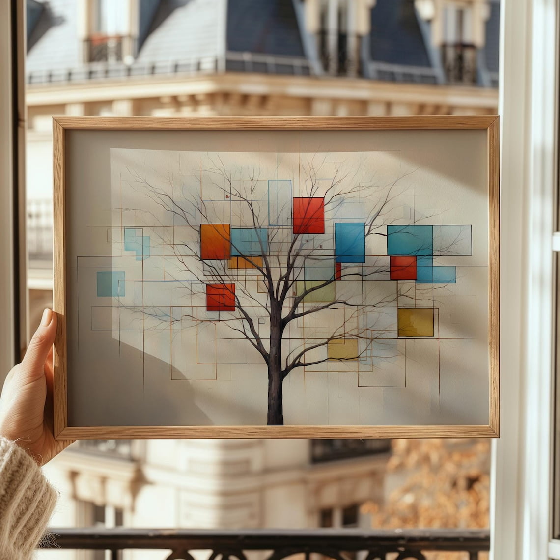 Piet Mondrian Poster - Abstract Dutch Wall Art As Piet Mondrian Print ...