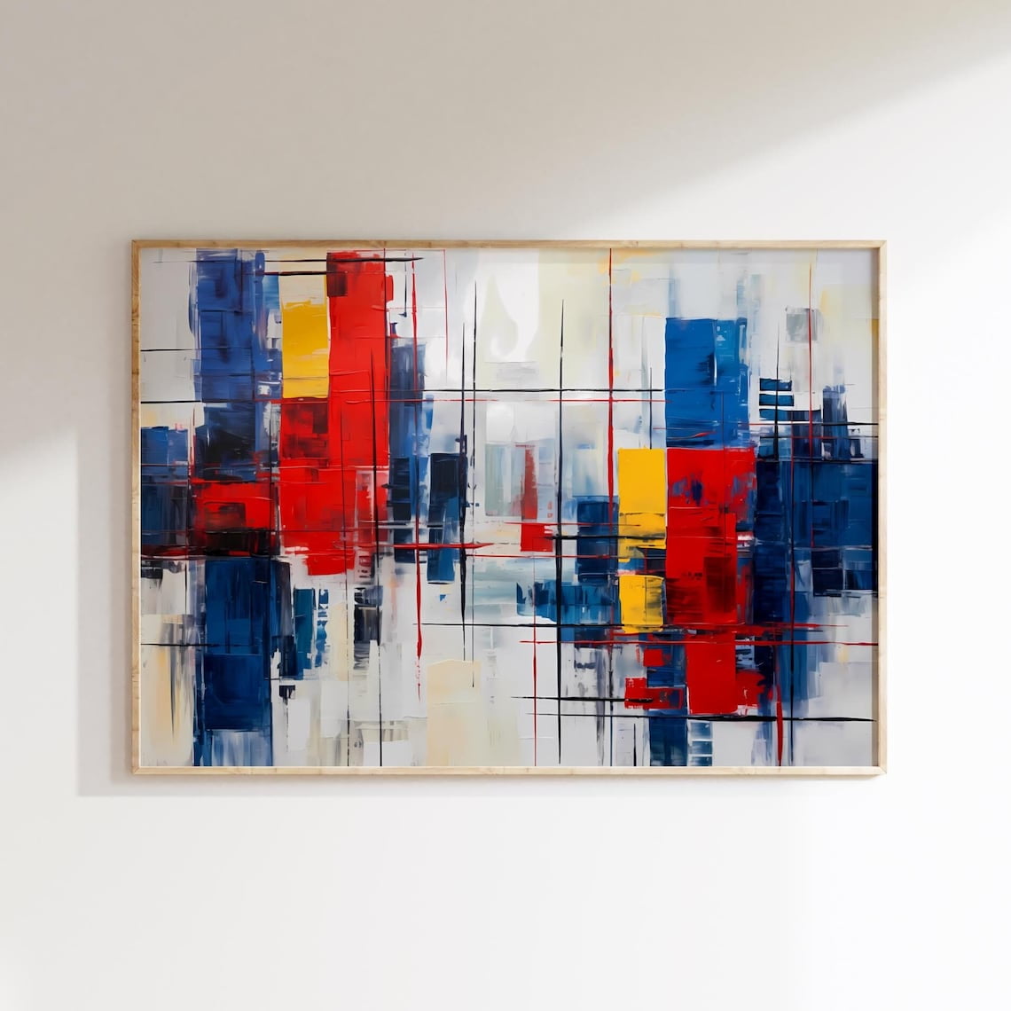 Piet Mondrian Poster - Abstract Dutch Wall Art As Piet Mondrian Print ...
