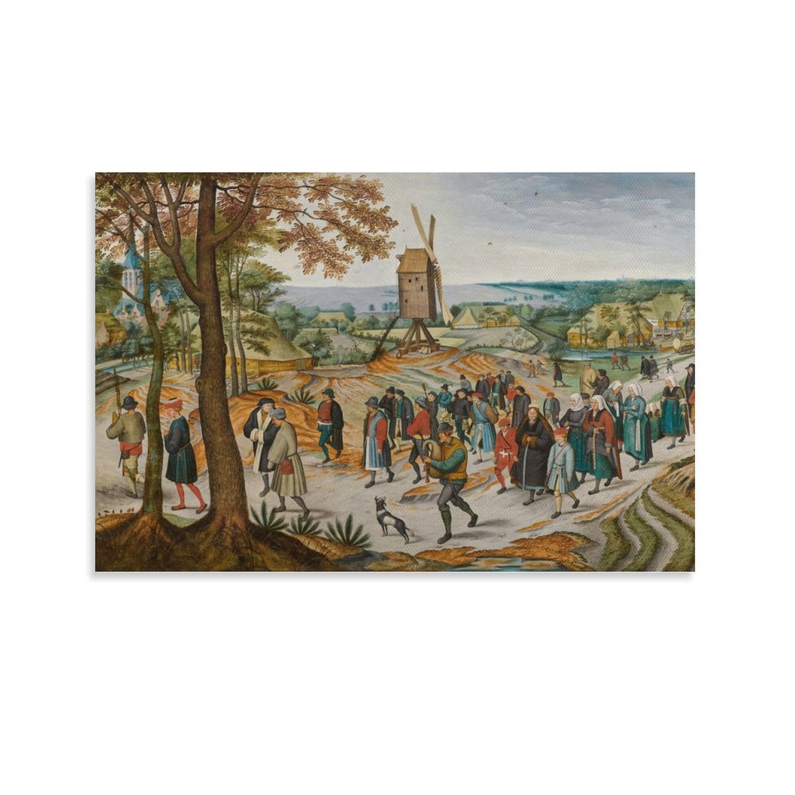 Pieter Bruegel Painting The Marriage Procession Art Prints Canvas ...
