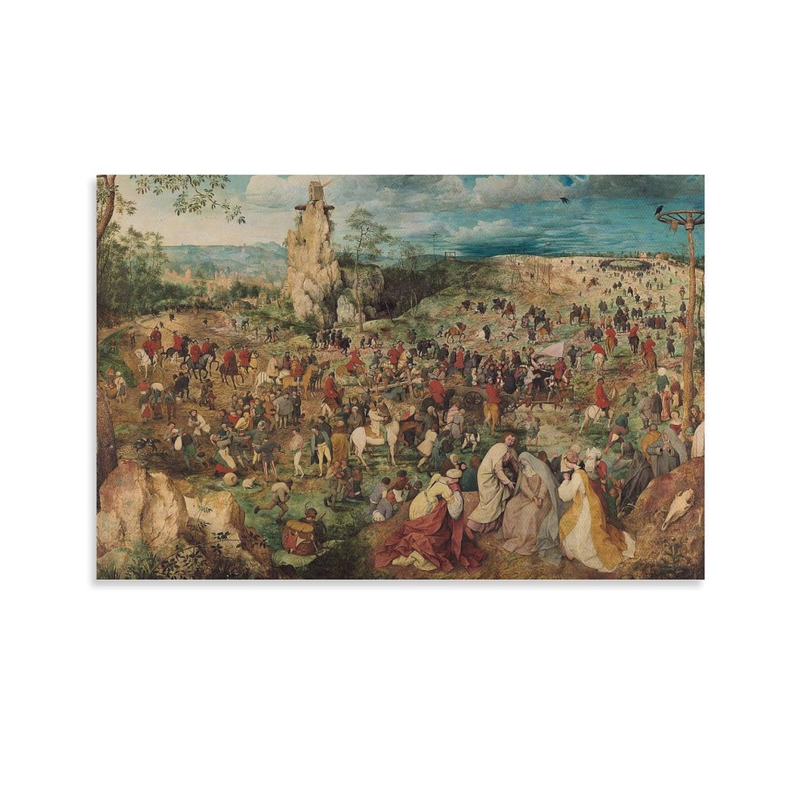 Pieter Bruegel Painting The Procession to Calvary 1564 Art Prints ...