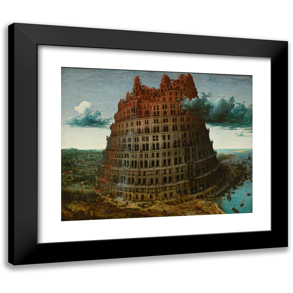 Pieter Bruegel The Elder 18x15 Black Modern Framed Museum Art Print ...