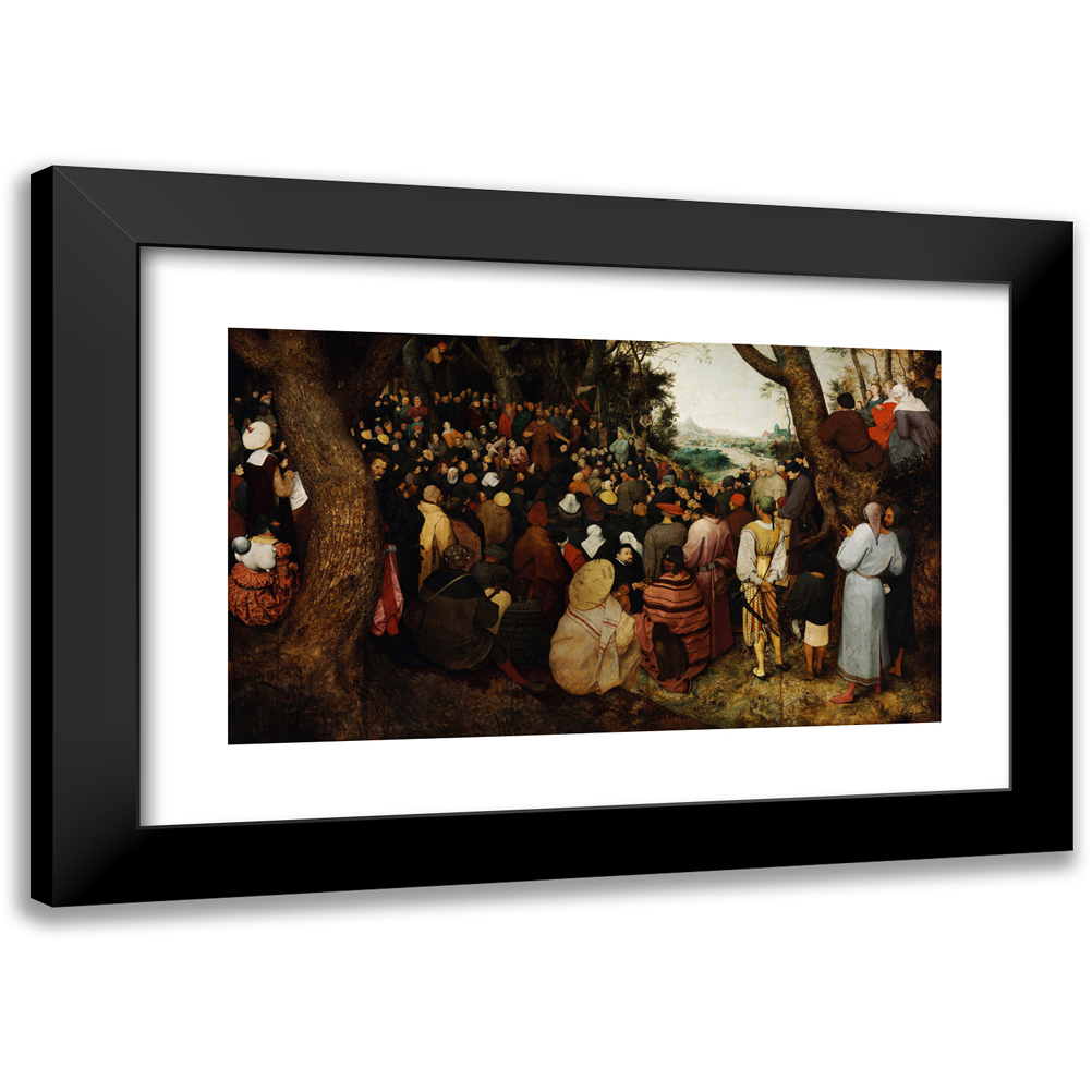 Pieter Bruegel The Elder 24x16 Black Modern Framed Museum Art Print ...
