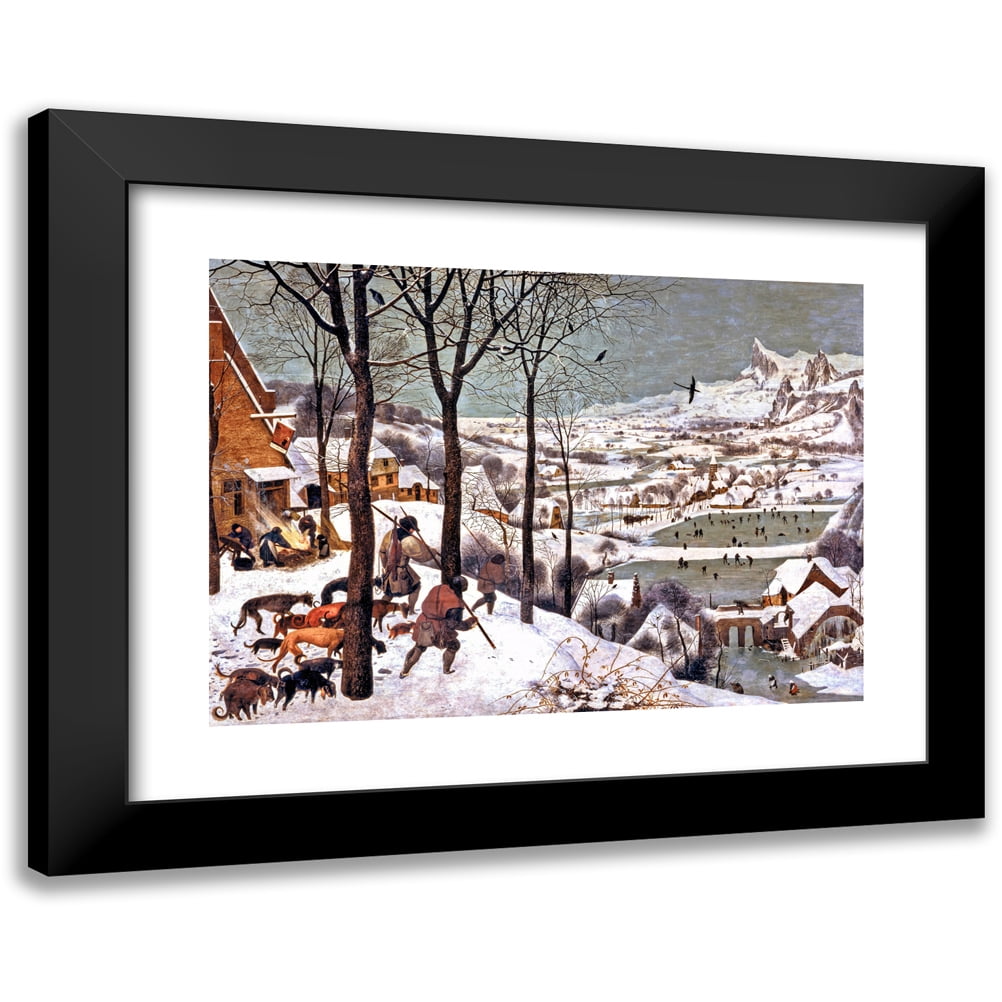 Pieter Bruegel The Elder 24x18 Black Modern Framed Museum Art Print ...