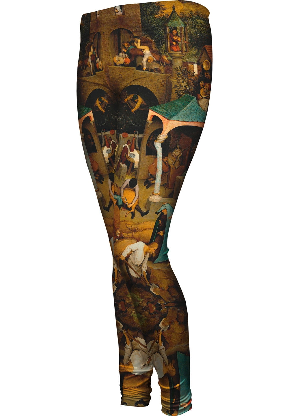Pieter Bruegel The Elder Netherlandish Proverbs 1559 Leggings - Walmart.com