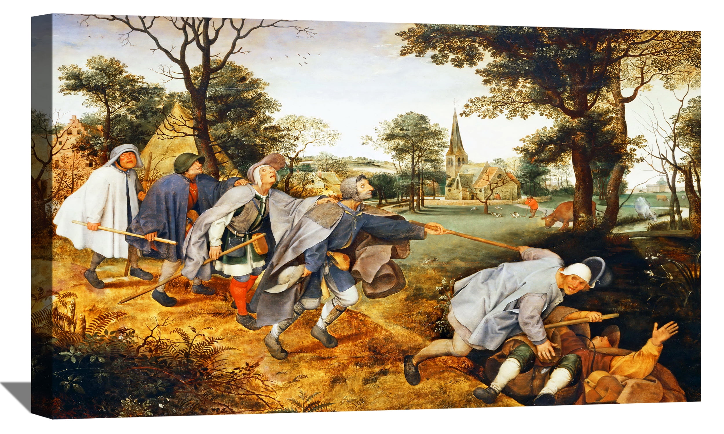 Pieter Bruegel The Elder Painting The Blind Leading The Blind By Pieter ...