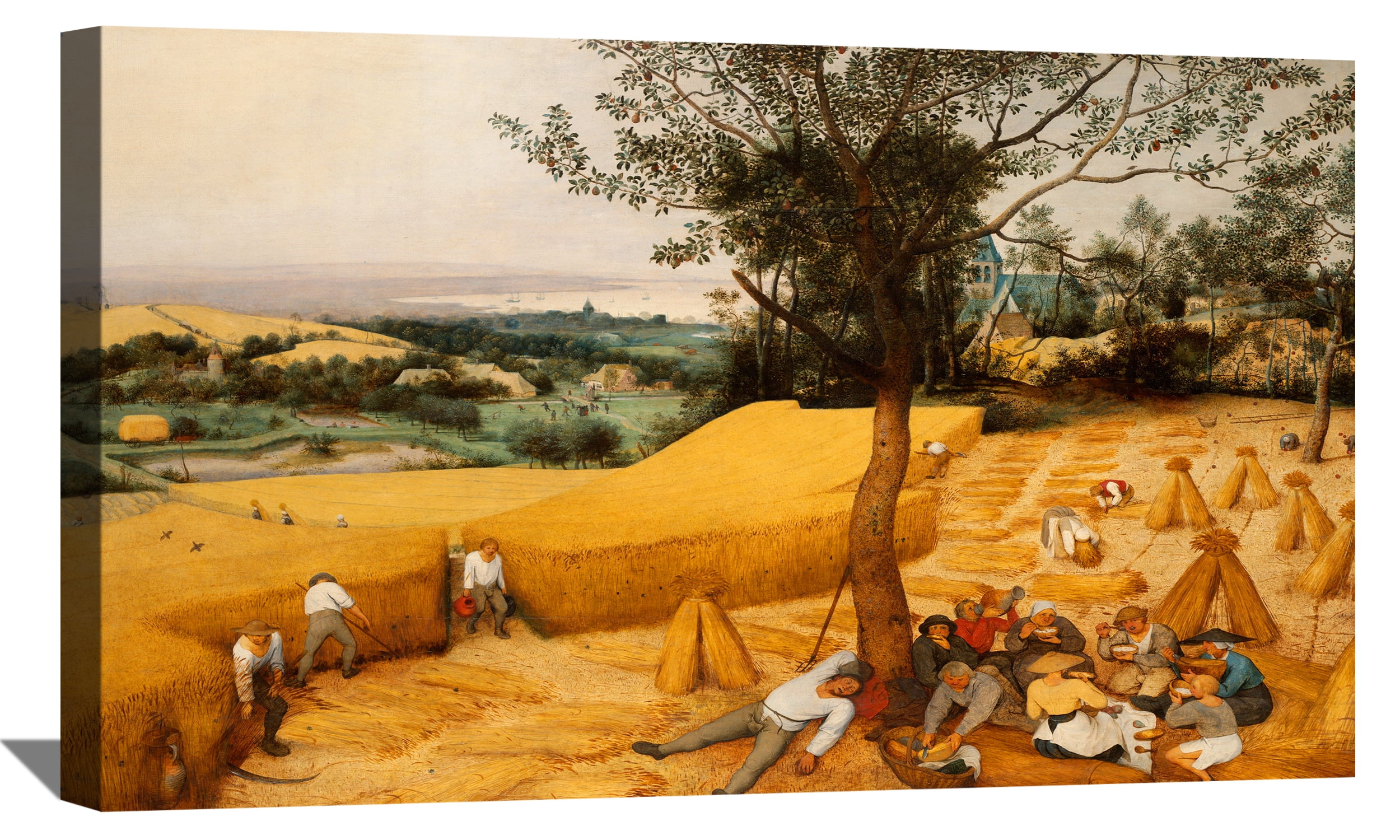 Pieter Bruegel The Elder Painting The Harvesters By Pieter Brueghel ...