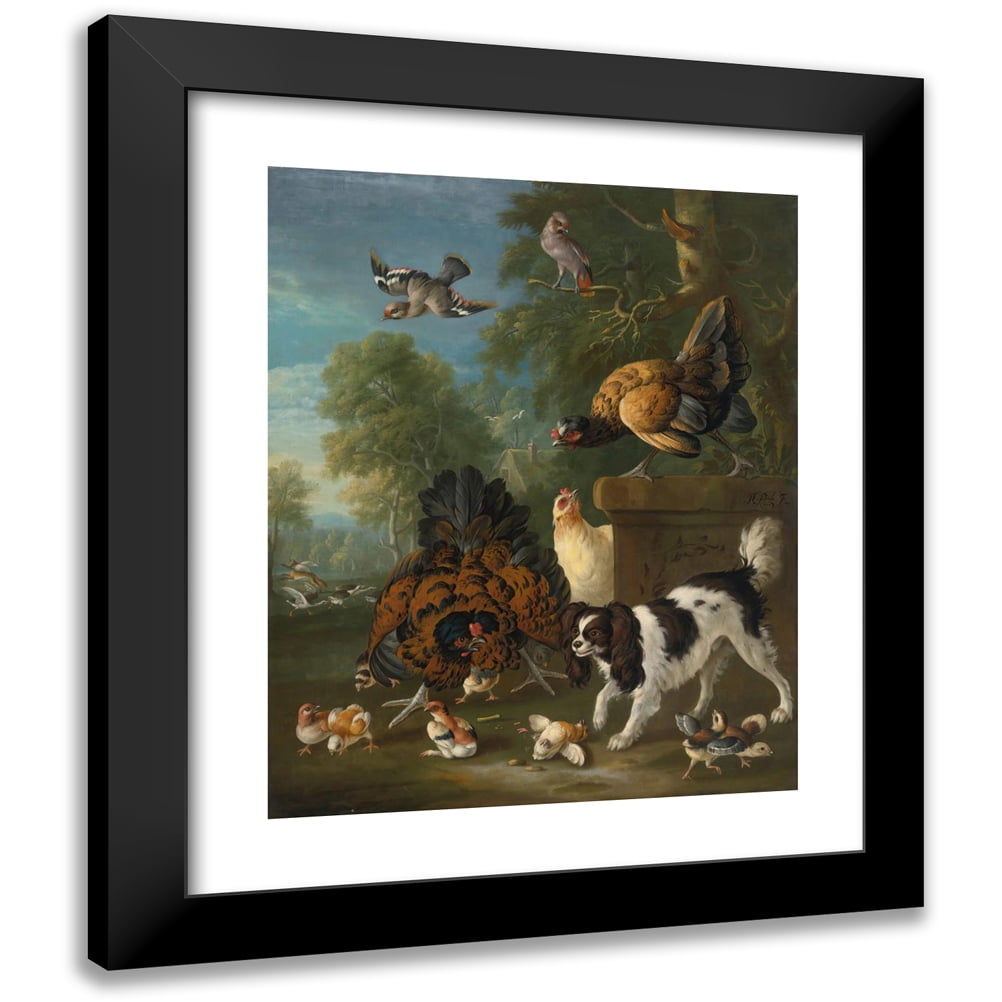 Pieter Casteels III 15x18 Black Modern Framed Museum Art Print Titled ...