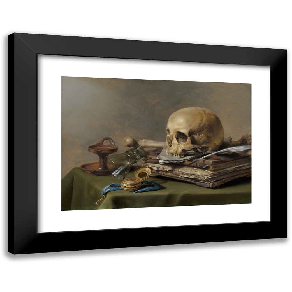 Pieter Claesz 24x18 Black Modern Framed Museum Art Print Titled ...