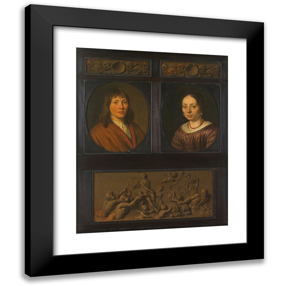 Pieter Cornelisz van Slingelandt 20x24 Black Modern Framed Museum Art ...