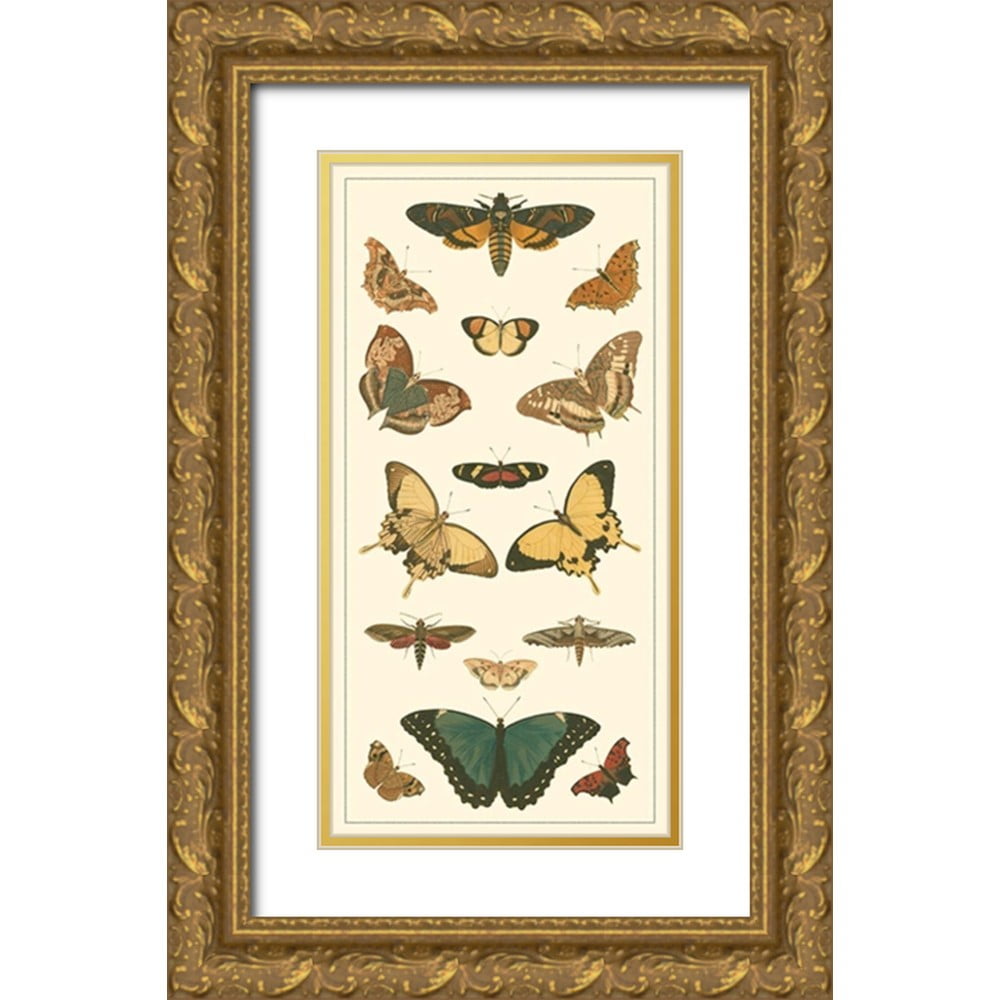 Pieter, Cramer 11x18 Gold Ornate Wood Framed with Double Matting Museum ...