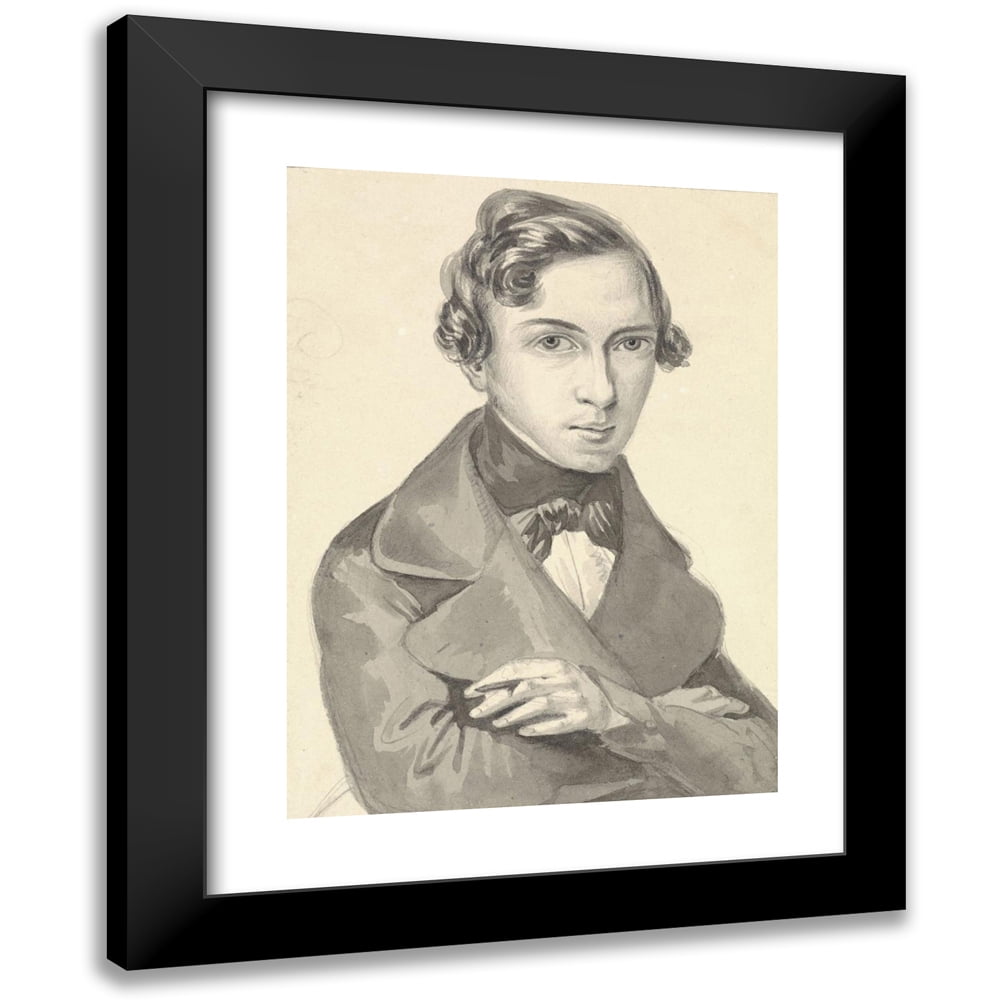 Pieter Haaxman 19x24 Black Modern Framed Museum Art Print Titled - Self ...