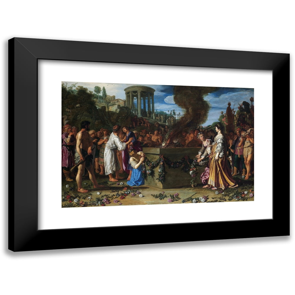 Pieter Lastman 14x11 Black Modern Framed Museum Art Print Titled ...