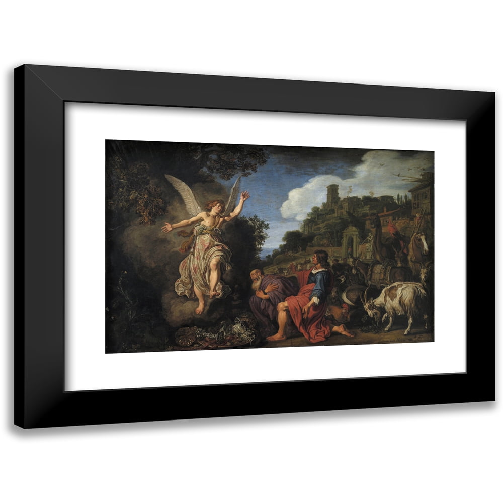 Pieter Lastman 14x11 Black Modern Framed Museum Art Print Titled - The ...
