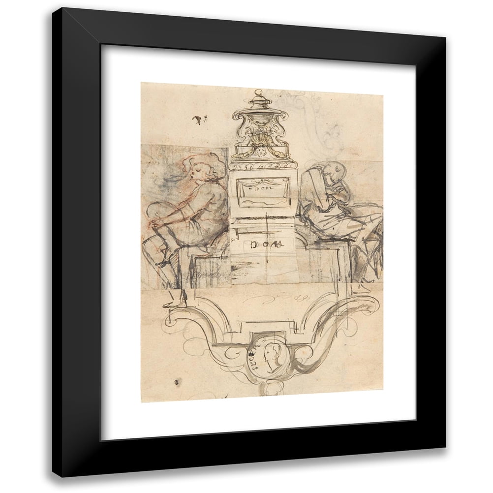 Pieter Verbruggen the Younger 19x24 Black Modern Framed Museum Art ...