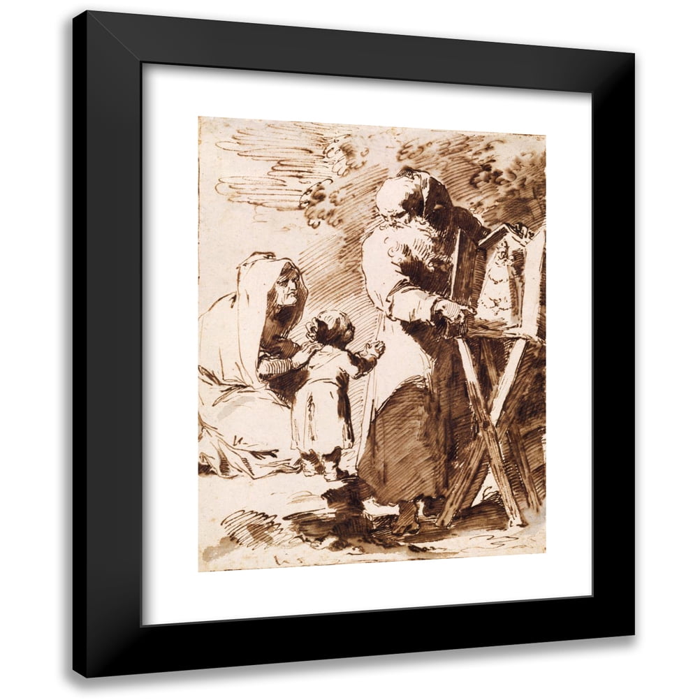 Pietro Antonio Novelli 19x24 Black Modern Framed Museum Art Print ...