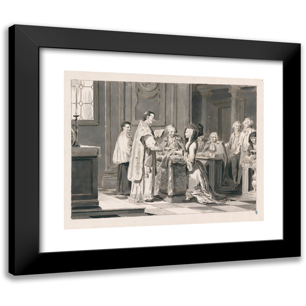 Pietro Antonio Novelli 24x20 Black Modern Framed Museum Art Print ...