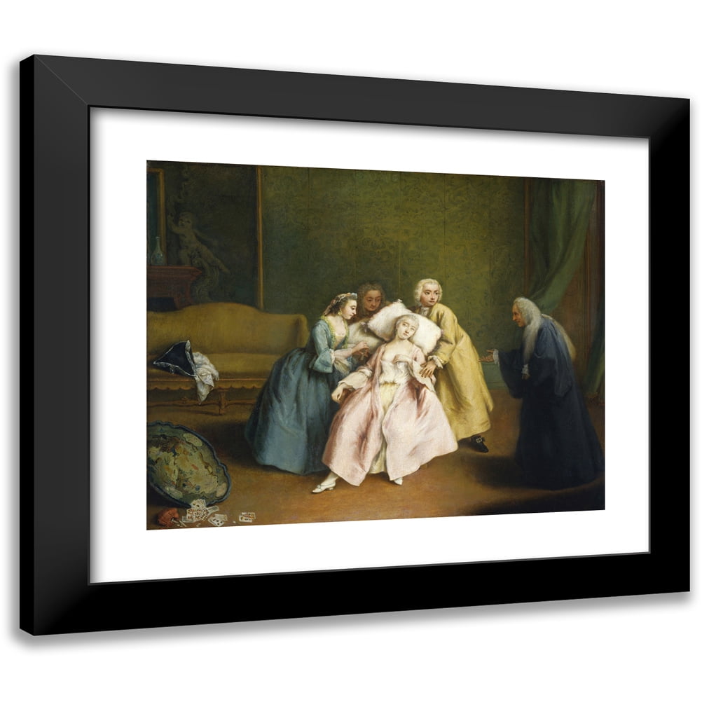 Pietro Longhi 18x15 Black Modern Framed Museum Art Print Titled - The ...