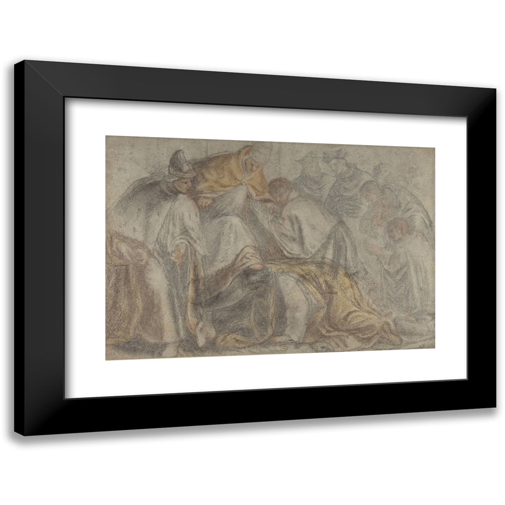 Pietro Malombra 24x18 Black Modern Framed Museum Art Print Titled - The ...