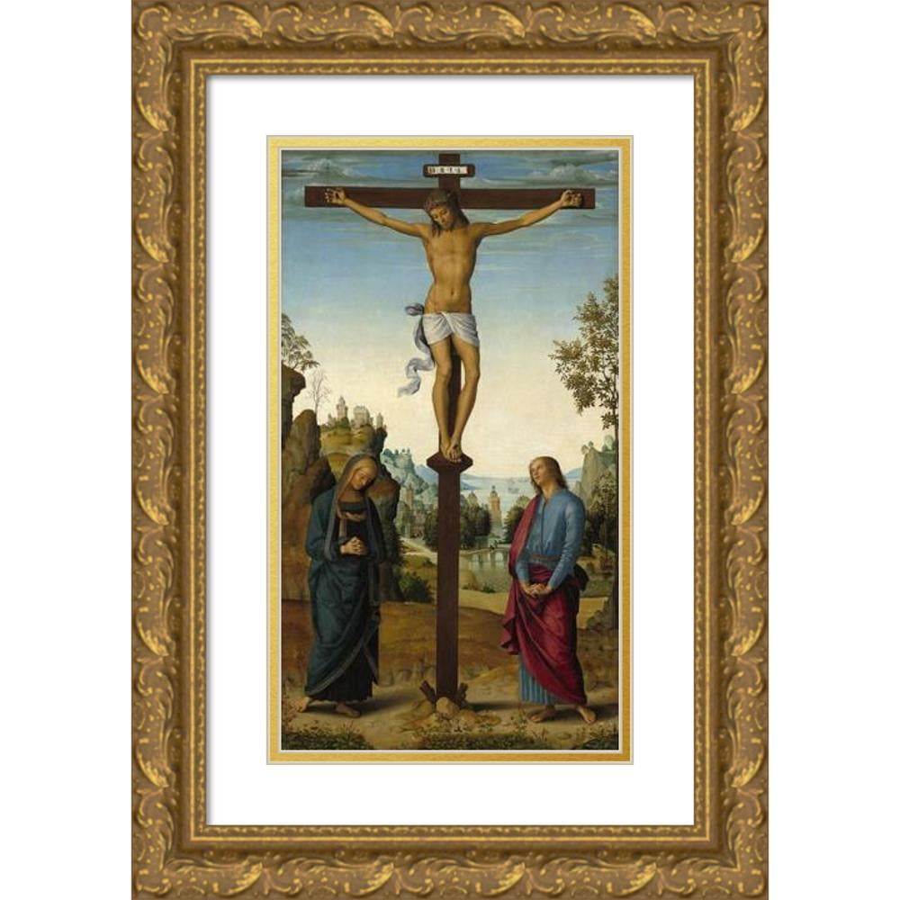 Pietro Perugino 12x18 Gold Ornate Wood Frame and Double Matted Museum Art Print Titled - The ...