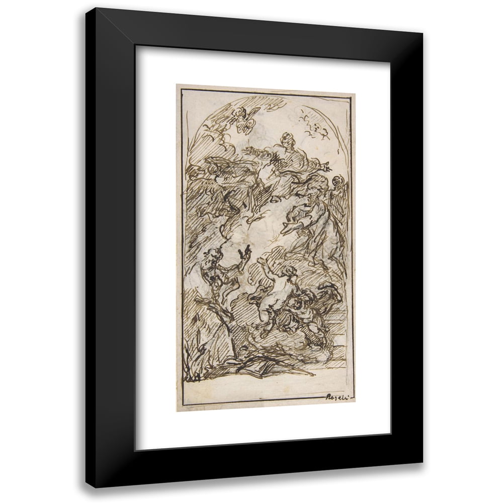 Pietro Roselli 9x14 Black Modern Framed Museum Art Print Titled - The ...