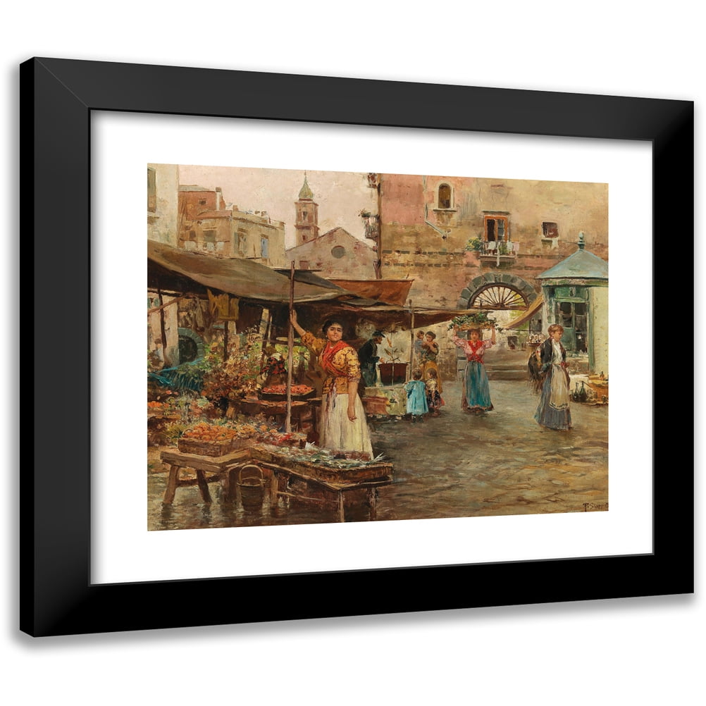 Pietro Scoppetta 18x15 Black Modern Framed Museum Art Print Titled - A ...