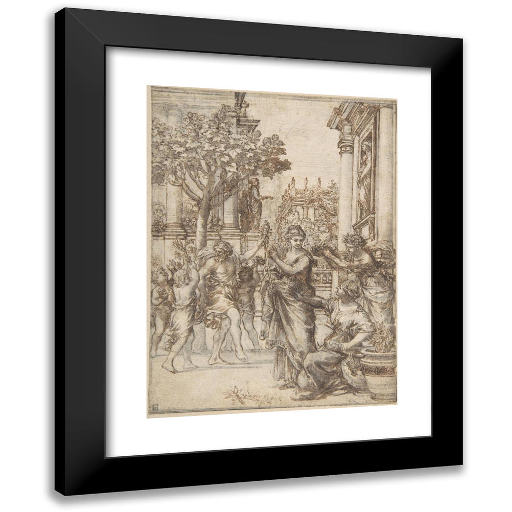 Pietro da Cortona 11x14 Black Modern Framed Museum Art Print Titled ...