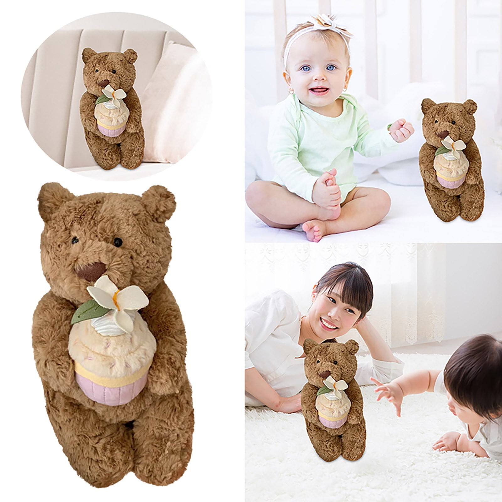 Pieuchd Jellycat - Bartholomew Bear Cake Stuffed Animal Plush Toy ...