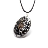 Piezo Electric Large Orgonite Necklace with Bionized Black Tourmaline ...