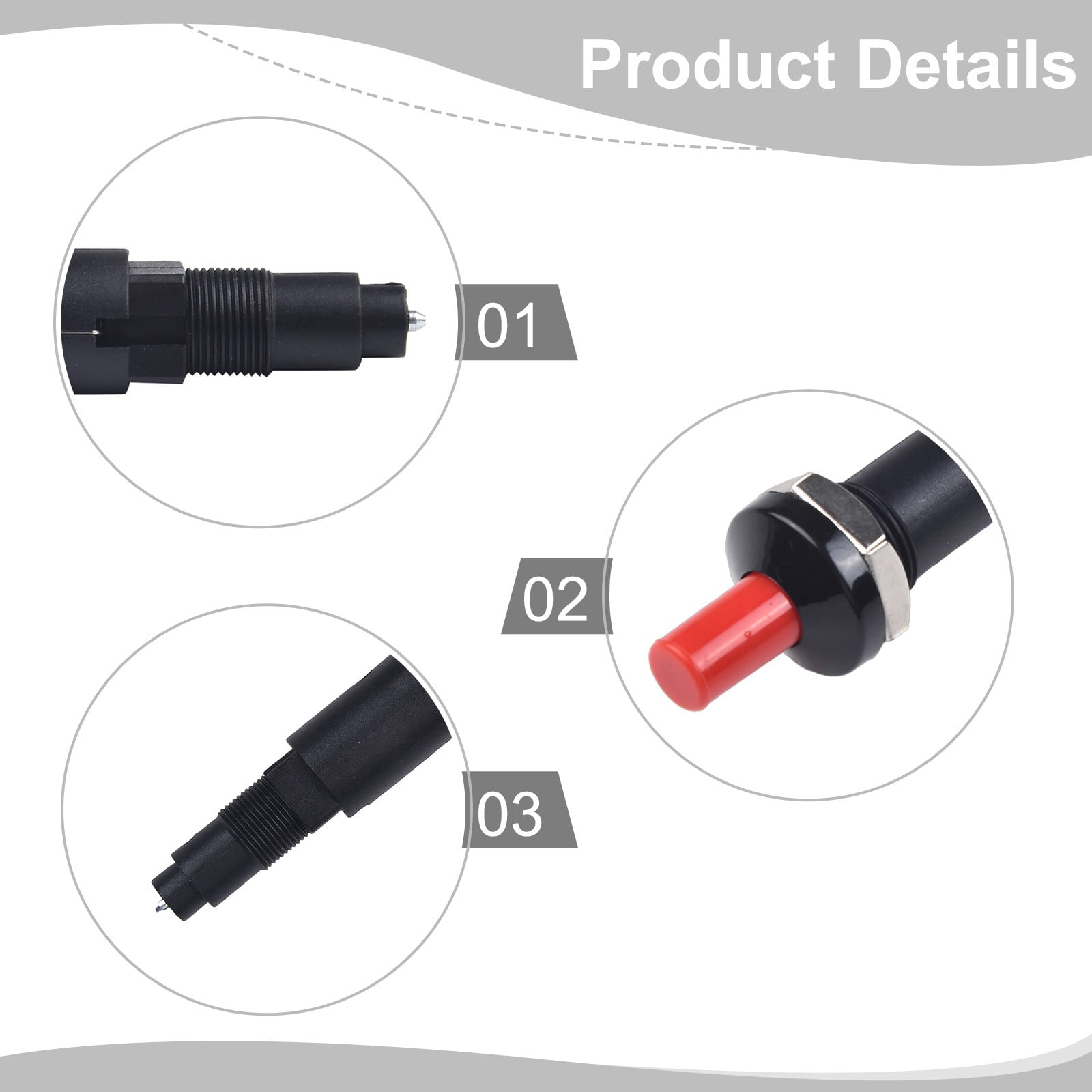 Piezo Ignitor Set Propane Gas Radiator BBQ Grill Ignitor Kit Gas Smile ...