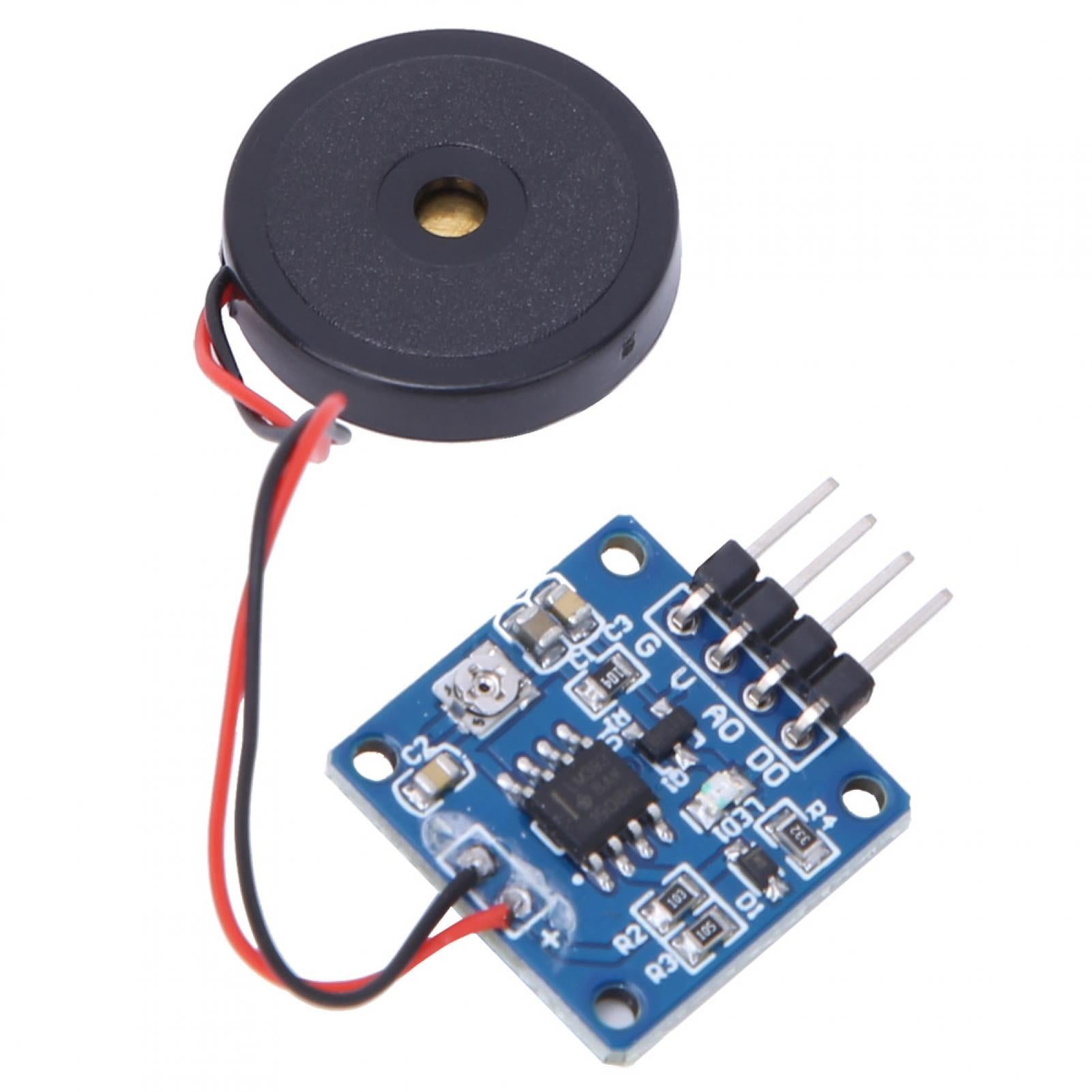 Piezoelectric Vibration Sensor Module 5V DC, Tapping Sensing Switch for ...