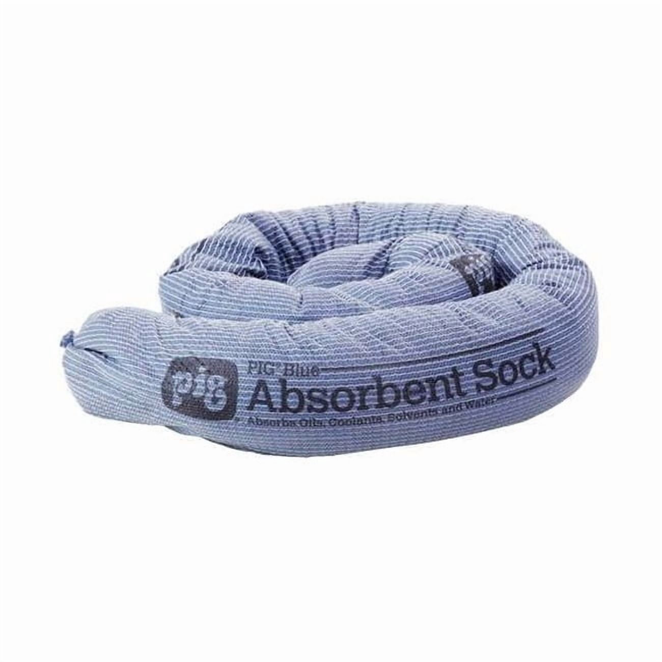 Pig Sorbent Sock, 30 gal, 3 in x 48 in, Universal, Blue, 40 PK 4048 ...