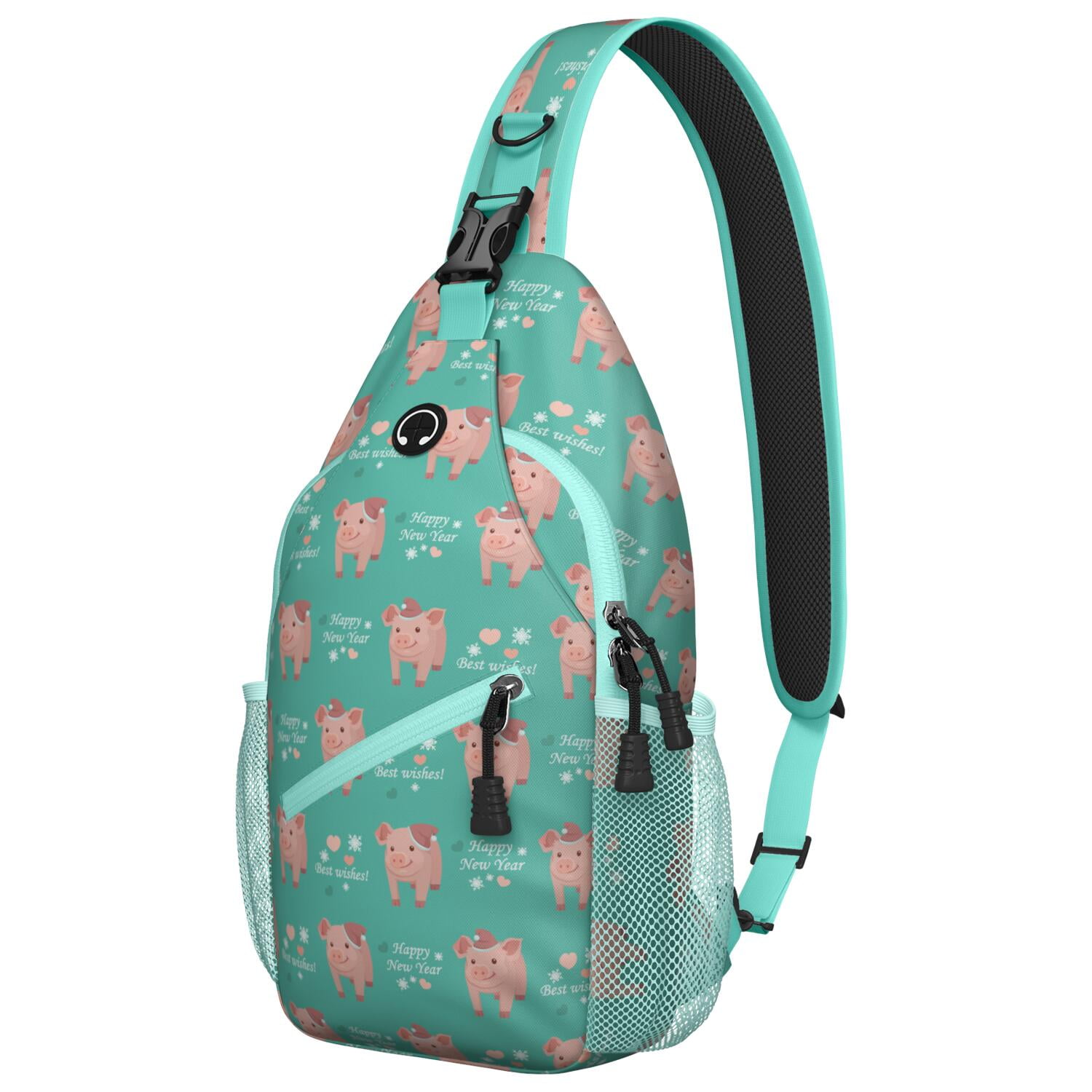 Pig Aesthetic Shoulder Bag - Small & Chic for Everyday Carry Hiking ...