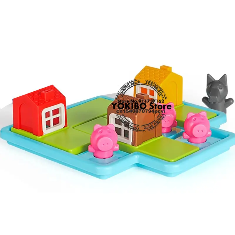 Pig Board Game Little Red Riding Hood Smart Hide&Seek Board Games With ...
