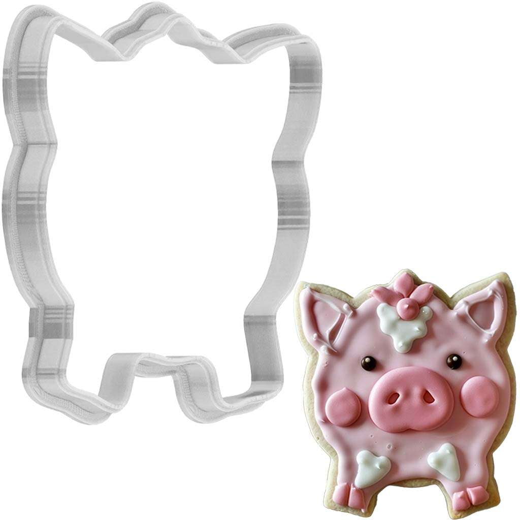 Pig Cookie Cutter 4 Inch Made in USA by WONDERTORY - Walmart.com