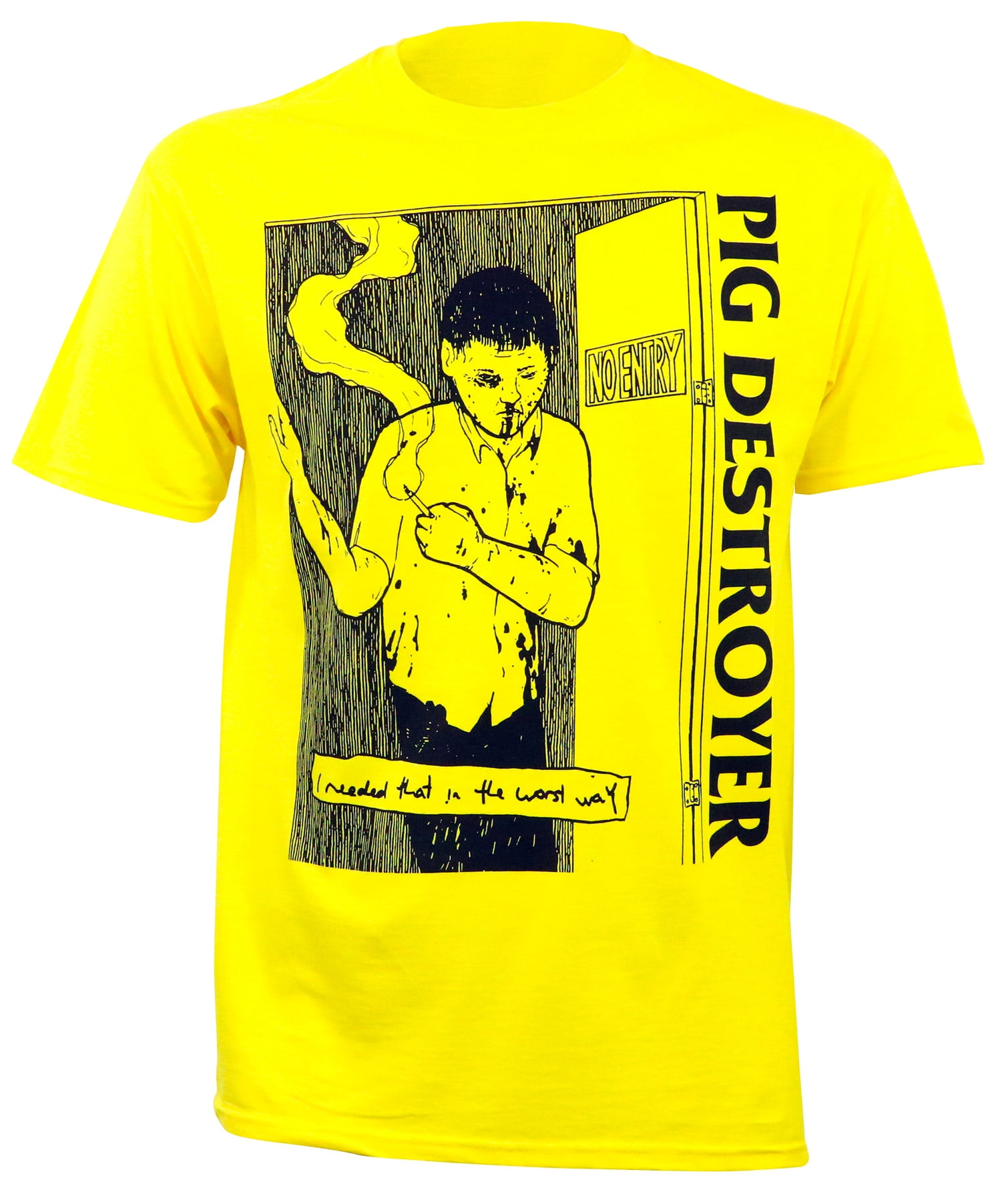 Pig Destroyer Men's I Needed That T-Shirt Yellow | Officially Licensed ...