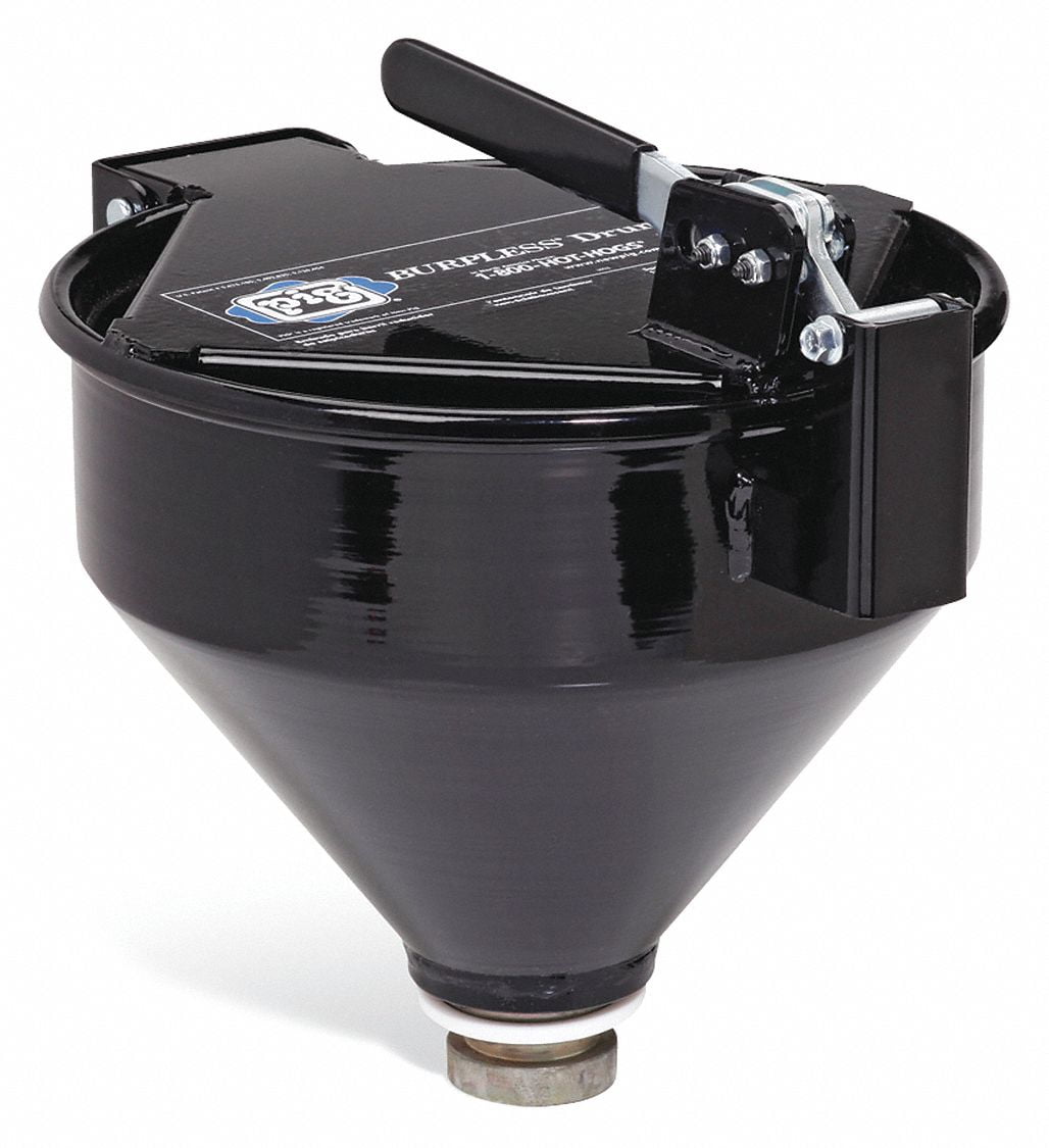 Pig Drum Funnel,Black,Steel,NPT DRM1125-BK-NPT - Walmart.com