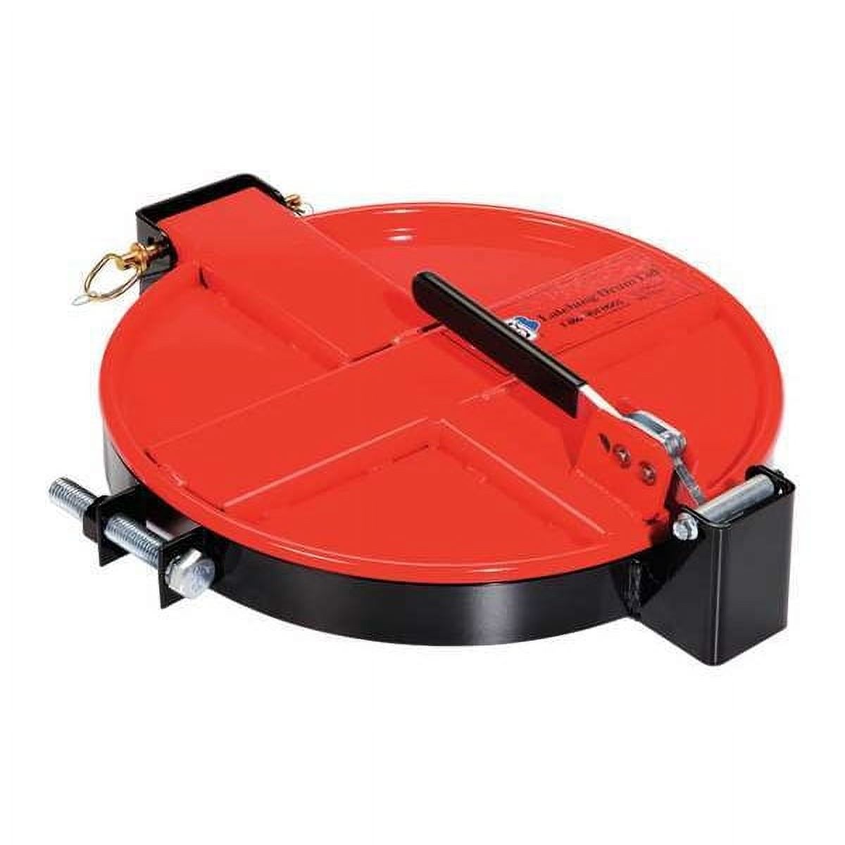 Pig Drum Lid, Red, Steel, 15 in L DRM167-RD - Walmart.com