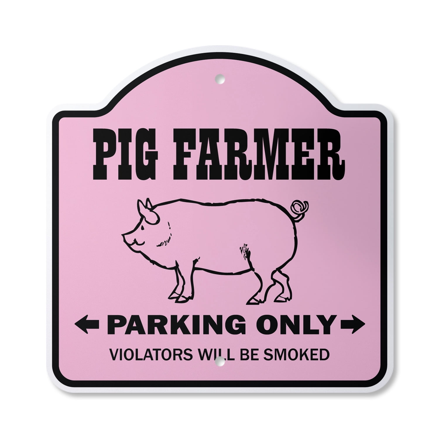 Pig Farmer 14" X 14" Sign | Indoor/Outdoor Plastic | SignMission ...