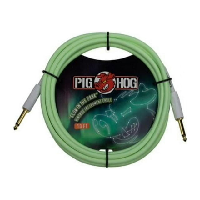 Pig Hog PCH10GLO 10 ft. Instrument Cable, Glow in the Dark - Walmart.com