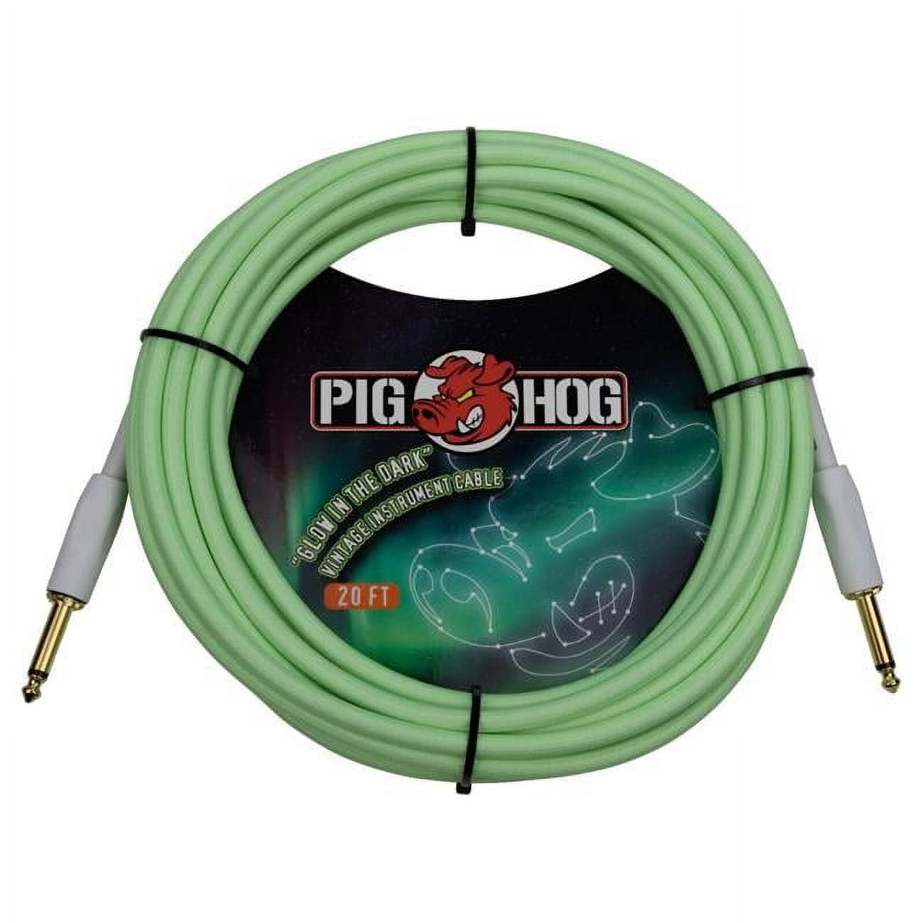 Pig Hog PCH20GLO 20 ft. Instrument Cable, Glow in the Dark - Walmart.com
