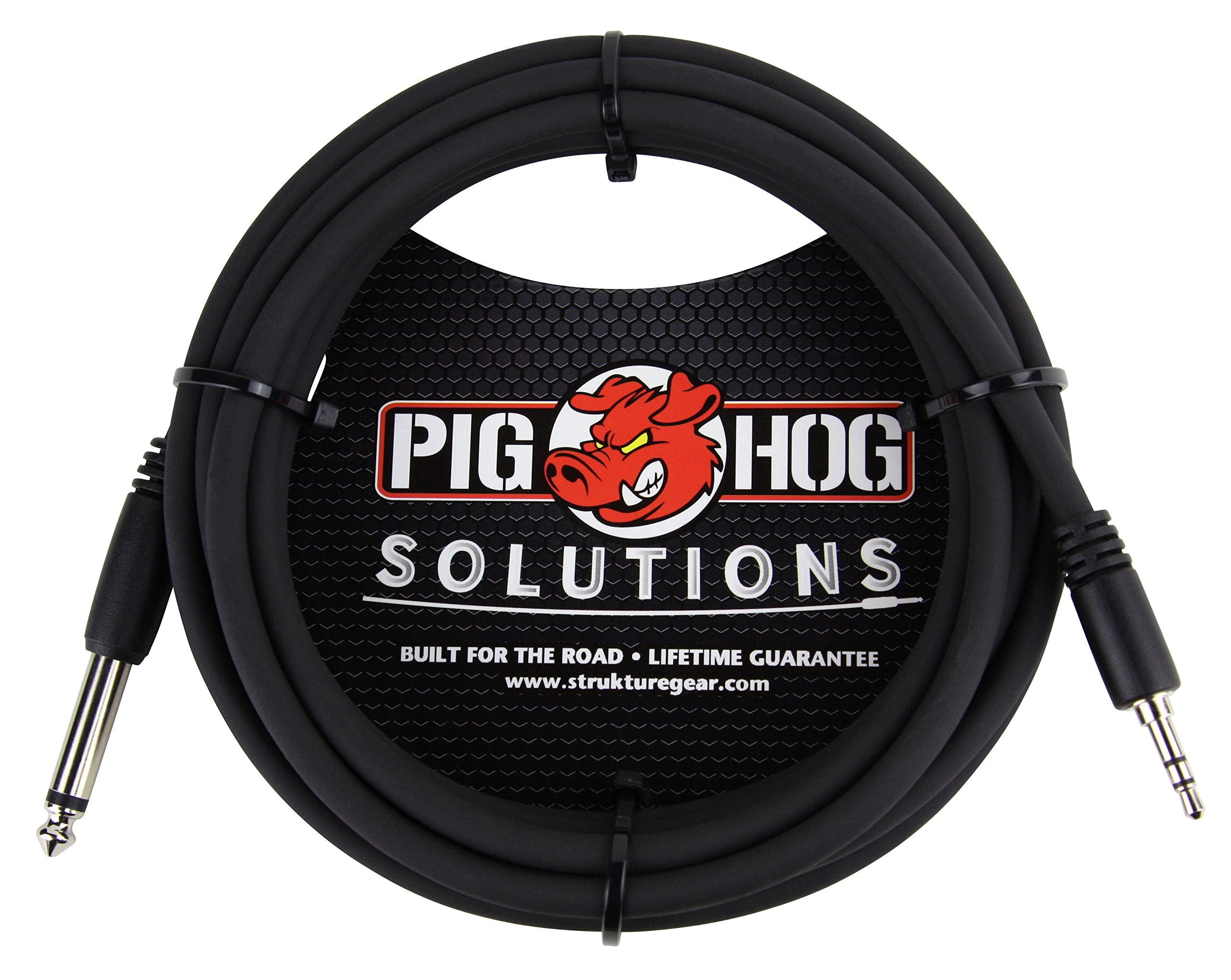Pig Hog Solutions 3.5mm TRS to 1/4" Mono Adapter Cable (10 ft ...