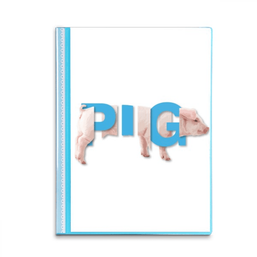 Pig Livestock Rural Food Book Sheet Protectors Portfolio Binder Folder ...