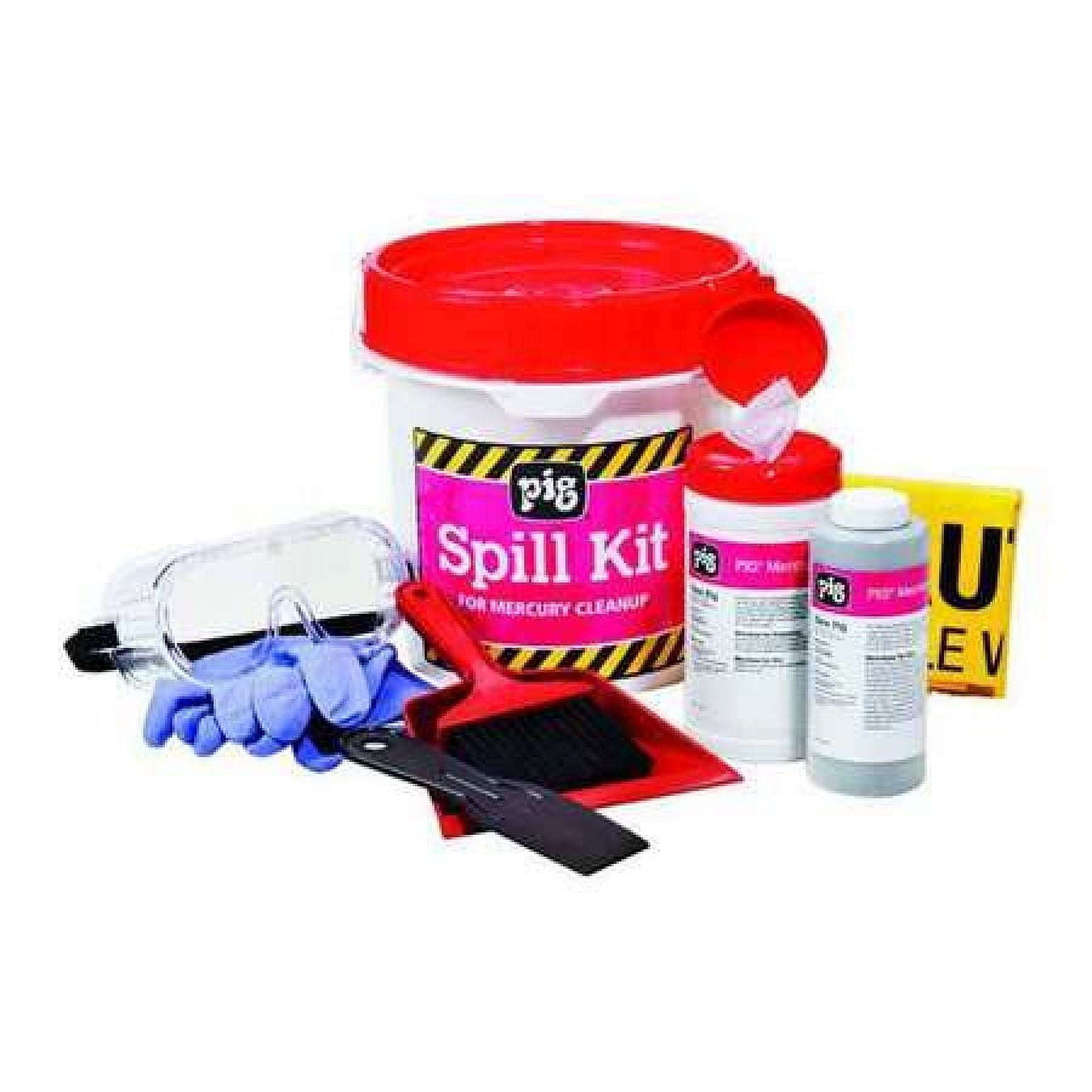 Pig Mercury Spill Kit, Chem/Hazmat KIT600 - Walmart.com